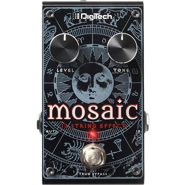 The DigiTech Mosaic Polyphonic 12-String effect pedal は、6弦のエレクトリック・ギター、あるいは6弦のエレクトリックアコースティックギターから、響きの豊かな12弦ギターのサウンドを創造す...