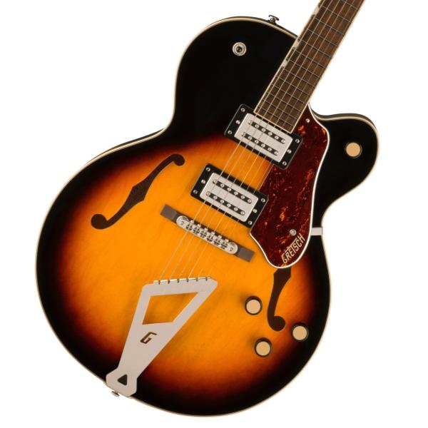 リフレッシュされたStreamliner Collectionは、Gretschギターの輝かしい過去の要素を再訪し、エキサイティングな新機能と組み合わせることで、優れたパフォーマンス、サウンド、スタイルを驚くべき価値で提供します。G2420...