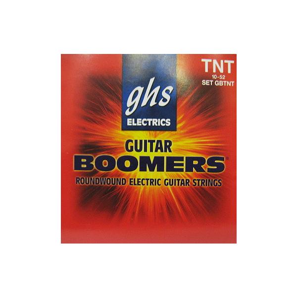 パワフルで張りがあり、ブライトで音ヌケが良い、ジーエイチエスのエレキギター弦です。Electric Guitar StringsTNT.010 .013 .017 .030 .044 .052