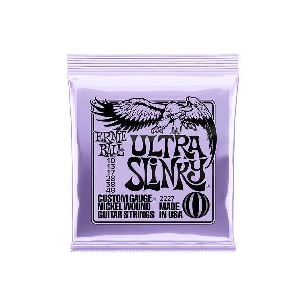 アーニーボール・ニッケル・ワウンド・エレクトリック・ギター・ストリングスは、ニッケル・メッキのスチール・ワイヤーをスズ・メッキのヘキサ・スチール・コアワイヤーに巻き付けたワウンド弦と、特別に調合されたスズ・メッキのハイカーボン・スチールのプ...