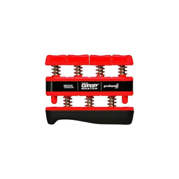 指先の力、握力を鍛えるトレーニングマシーン。4本のテンションバーが独立していますので特定の指を集中的に強化も可能です。ポケットサイズで携帯が容易で場所や時間を選ばずトレーニング出来ます。カラー：レッドテンション：ミディアム ※売却に伴う商品...