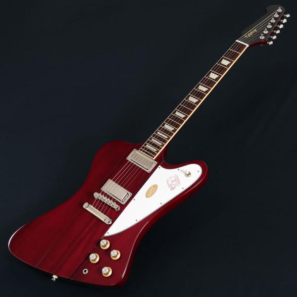 ※ボディバックのサイドに打痕がございます。Epiphoneファイヤーバードがアップデート！Epiphone Firebirdは、マホガニーとウォルナットによる伝統的な9プライ構造のネック・スルー・ボディを採用しており、豊かで温かみのあるトー...