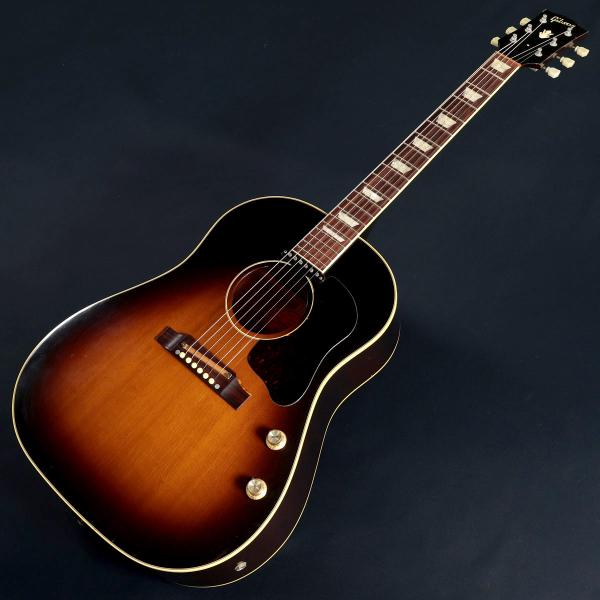 adjブリッジサドル搭載のエレアコ、J-160E！J-160Eが誕生したのは1954年。当時は単板Top、19フレット仕様でしたが、1955年からは合板Top、20フレット仕様になります。こちらは、1964年製J-160Eをベースにしたリイ...