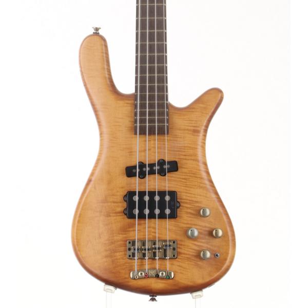 美しい曲線を持った、フラッグシップ・モデルといえるワーウィックのドイツ製・ストリーマー・ジャズマン・ボルトオンジョイント仕様です。メイプル・トップ/アッシュ・バック、ボルト・オン・ジョイントのオバンコール・ネック、ウェンジ指板、高さ調整可能...