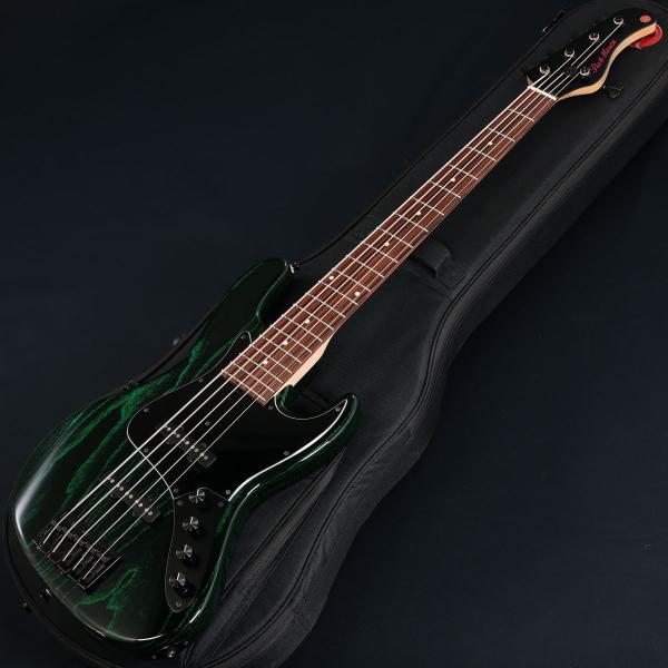 長野県塩尻市のギター工房「Red House Guitars」、拘りの詰まったモダンJシェイプのコンテンポラリーな5弦モデル、Seeker J5です。アッシュ・ボディ、メイプル・ネック、パーフェロー指板、ヘッド裏にはKOZ製ヘッドロッカーを...