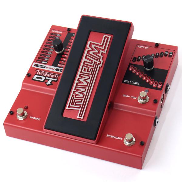 Whammyの性能を受け継ぎさらに進化した「Whammy DT」Whammy DTには、オリジナルWhammyのすべての機能に加えて、プレイヤーからの要望の多かったトゥルー（ハードウェア）バイパス、そしてドロップチューニングエフェクトが組み...