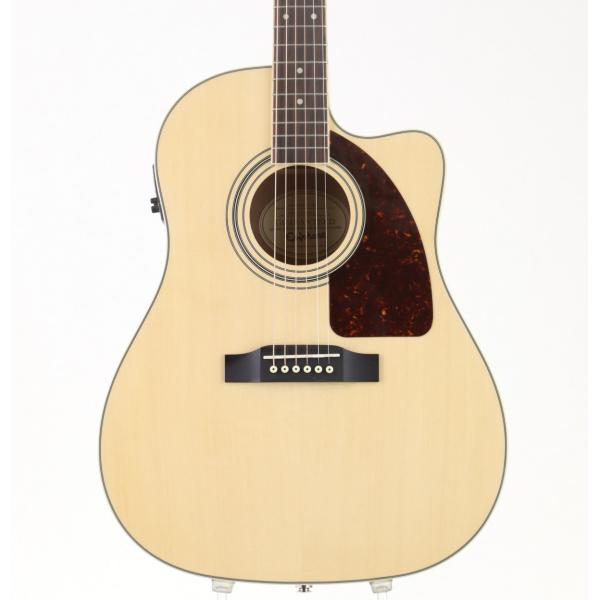 AJ-220Sの単板TopカッタウェイBODY、エレクトリック・アコースティックバージョン。エピフォンのエレアコ・AJ-220SCE、2016年製(Made in Indonesia)です。単板シトカ・スプルース・トップ、セレクトマホガニー...