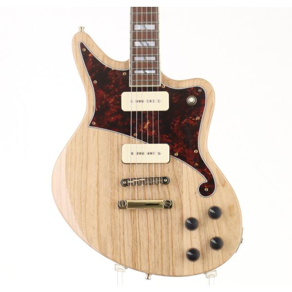 ディアンジェリコのSeymour Duncanソープバー・ピックアップ搭載/ソリッド・モデル、S-S仕様のDeluxe Bedford Swamp Ash P-90sです。1960年代を思わせるオリジナル・オフセット・ボディー・シェイプのア...