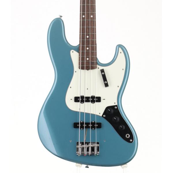 PUをFender製Vintage Type JBピックアップに交換、フェンダー・ジャパンのジャズベース・JB62-75US、2002年~2004年製です。スラブ貼りローズ指板にスパゲティロゴの62年スタイルを踏襲したJB62-75US。ア...