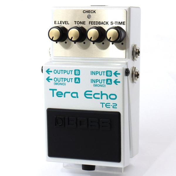 唯一無二の空間系エフェクター!BOSS TE-2 Tera Echo は、ディレイとリバーブを融合させた独自の“空間系エフェクト”で、入力したフレーズに反応して広がり方が変化するのが特徴です。ピッキングやニュアンスに合わせて残響が立体的に膨...