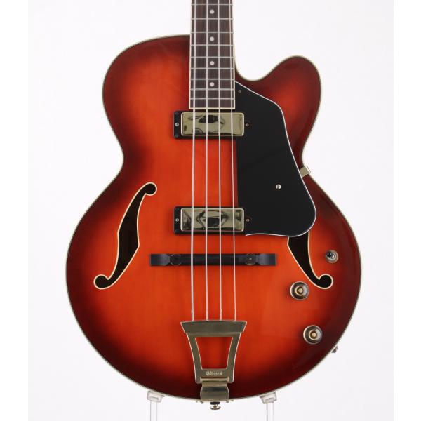 アイバニーズのフルアコベース、アートコアシリーズ・AFB200です。ジャズギタリストに人気のアーチトップ・モデルを輩出しているArtcoreのフルアコ・ベース。メイプル・トップ/サイド/バック、3Pメイプル/マホガニーネック、ローズ指板&a...
