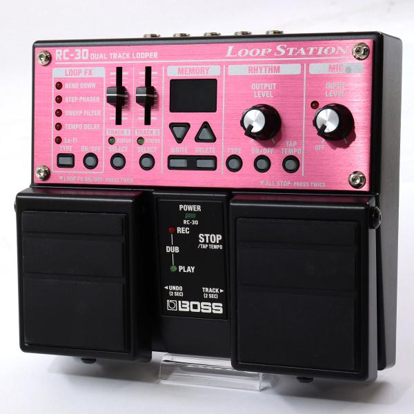 BOSSのルーパーペダル「RC-30 Loop Station」最大3時間、99種類のステレオ・ループ・フレーズを記録可能。より多くのフレーズや長いフレーズを駆使したパフォーマンスが展開できます。XLRマイク・インプットも装備しているので、...