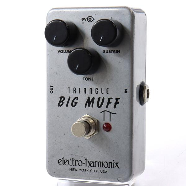 トライアングルノブで操る、濃厚ヴィンテージトーンElectro-Harmonixの「Triangle Big Muff Pi」は、1969年製オリジナルV1 Big Muff Piの回路を忠実に再現したリイシューモデルです。特徴的なトライア...
