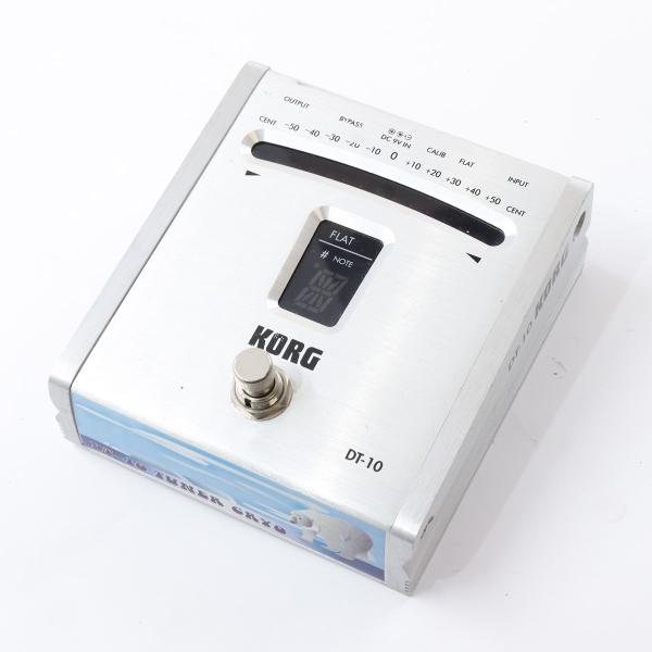KORG/DT-10のMOD品です。福井県にあるギターショップKagetsu Rockさんがモディファイしてバージョンアップしました。金属を液体窒素で冷却し、分子配列を整えるクライオ処理を行うことにより、トゥルーバイパスよりも低ノイズな仕様です。
