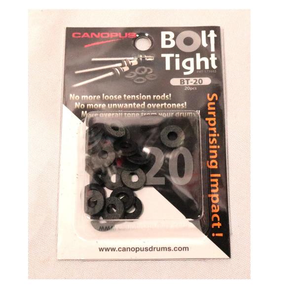 ■緩み止め効果＆余分な倍音をカットする皮製ワッシャー簡単に装着でき、チューニングボルトが思ったところでピタリと止まる！耳障りな高倍音をカットし、音がファットに。木胴スネアに付ければより木の胴鳴りを引き出し、金属胴に付ければより引き締まったシ...