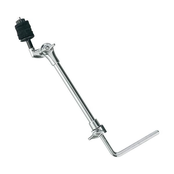 バスドラム上に直接マウントするシンバルホルダー。シンバルスタンドを設置するよりも省スペースでのセッティングが可能となり、ポータビリティーにも優れています。CLUB-JAMシリーズなどのシェルキットに追加することで演奏の幅を広げます。