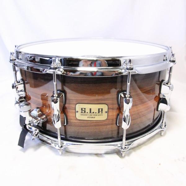 シダー（杉）の化粧板をあしらった限定モデル！サイズ：14"×6"シェル：6mm, 2ply American Black Walnut＋4ply Birch w/ 1 outer ply Cedarパーツフィニッシュ：ブラックニッケルフープ...