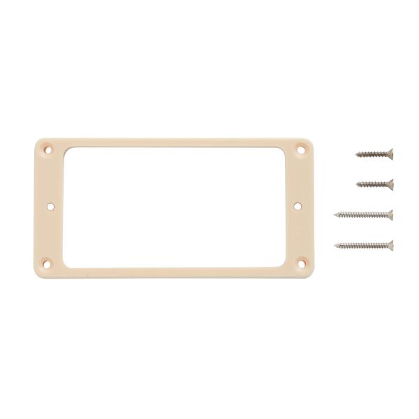 Gibson PRPR-015 Neck Pickup Mounting Ring Creme Plasticネックポジション用のピックアップマウントリングです。ハムバッカーをマウントする際に使用するリング状のパーツで、エスカッションとも言...