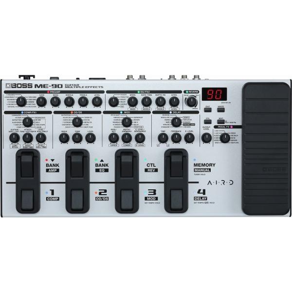 ME-90は、軽量かつ堅牢な筐体に、充実したパラメーター・ノブとフットスイッチを装備したマルチ・エフェクターです。MEシリーズ最大の特徴であるコンパクト・エフェクターのような極めて直感的な操作性を継承し、各エフェクト・ブロックには独立したパ...