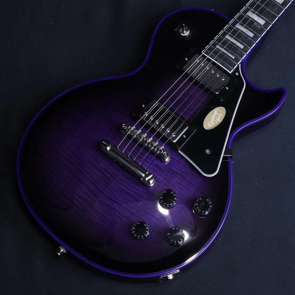 海外ディーラー向けに生産されたエクスクルーシヴモデル！トップセラーのレスポール・カスタムをベースに、Custom Shop製品としても人気のある"Widow"スタイルを採用したエクスクルーシヴモデル！フレイムメイプルTop、モダンな印象を与...