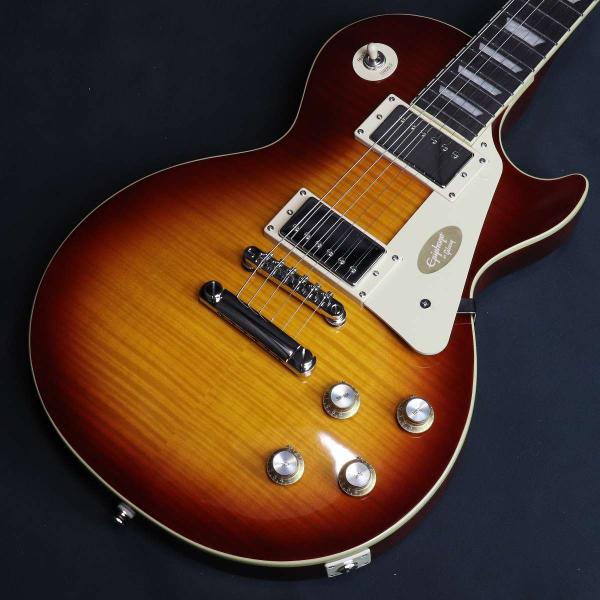 Epiphoneレスポール・スタンダードがアップデート！Les Paul Standard 60s Figuredは、マホガニー・ボディにメイプル・キャップを組み合わせ、さらに美しいフィギュアド・メイプル・ベニアを採用しています。Les P...