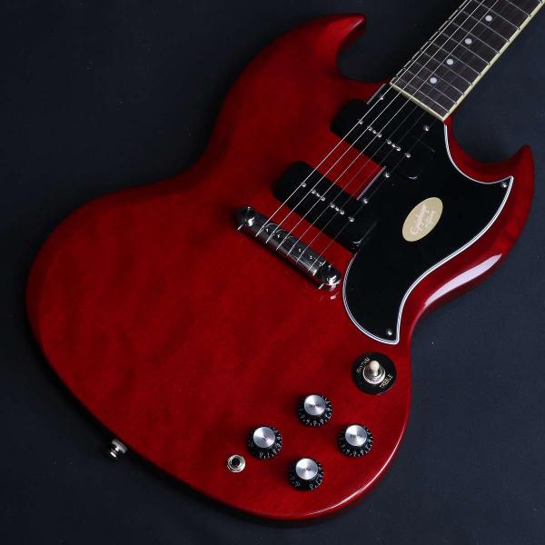 エピフォン SG スペシャルがアップデート！Epiphone Inspired by Gibsonコレクションのアップデート・モデルとして登場するSG Special P-90は、ダブル・カッタウェイのマホガニー・ボディを採用した、伝説的な...