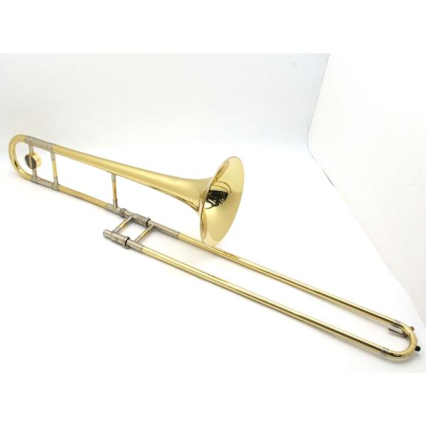ヤマハ トロンボーン YSL-881UIIシリアル番号403344 管体重量1572グラム（スライド624グラム）2003年〜2011年頃まで製造されていたワンピースイエローブラスベル、ラッカー仕上げのカスタムXenoシリーズ。太管でベルサ...
