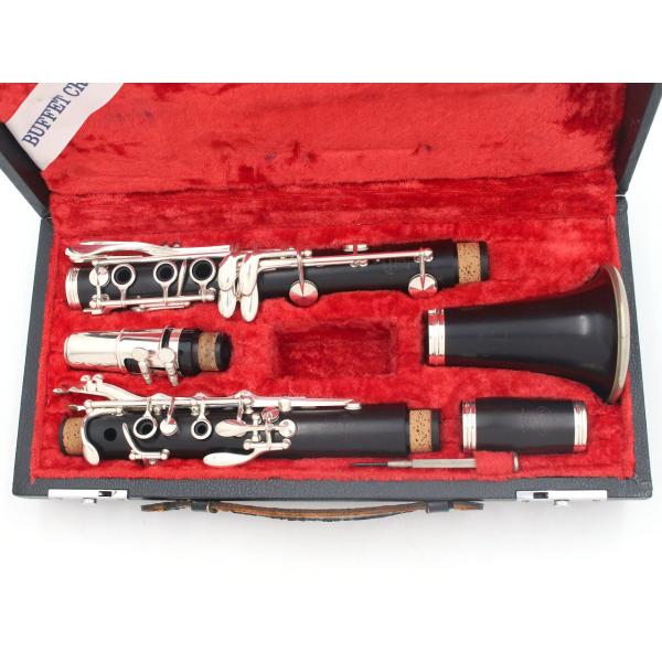 クランポン B♭クラリネット R13 SPシリアル番号288620 管体重量764グラム木製（上質グラナディラ材）、銀メッキkey仕上、固定サムレスト付の1986年頃製造のモデル。R13はクランポンを代表するロングセラーモデルで、適度な抵抗...