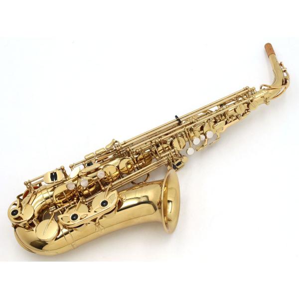 ヤナギサワ　アルトサックス　A-901 SPECIALシリアル番号00229399　管体重量2331グラム（ネック112グラム）ラッカー仕上、HighF#key付、1999〜2003年頃に製造されていた彫刻無しのモデル。「A-901」から一...