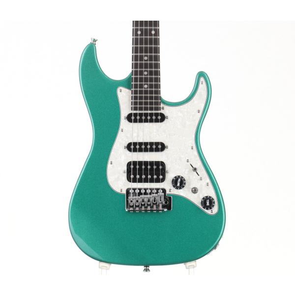 スケールは570mm（22.4インチ）、SSHピックアップレイアウトでリアピックアップのコイルタップスイッチを装備したミニサイズのエレクトリックギター。フレットにてバリが生じ、コントロール類を操作するとガリノイズが発生する場合がございます。...