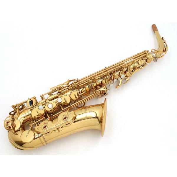 ヤマハ アルトサックス YAS-82Z G1ネックシリアル番号294357　管体重量2468グラム(ネック115グラム)ラッカー仕上、HighF#key付、G1ネック付属の2002年から2013年に作られたカスタムZグレード。タンポは現行品...