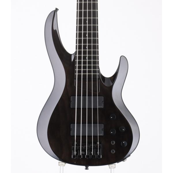 大きく伸びた2本の角が特徴的なボディシェイプのESP BOTTOM LIINEの5弦ベース。シリアルが無いためオーダーモデルの可能性有り、スペックシートが無いため詳しい仕様は不明、ピックアップはEMG製。フレット擦り合わせを行っております。...