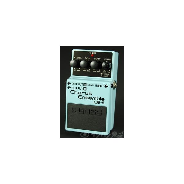 CE-5は、世界初のコーラス・エフェクトBOSS Chorus Ensemble CE-1からその名を受け継いだ、幅広いサウンドメイクが可能なコーラスです。可変域の広い各コントローラーと、2つのFILTERを駆使することで、美しく澄んだ響き...