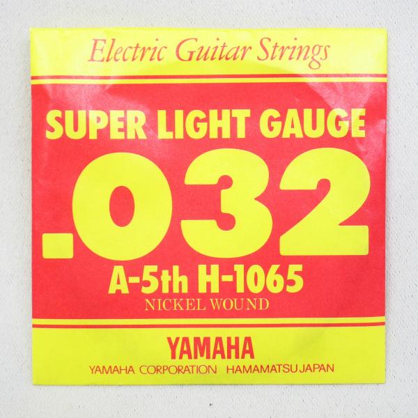 ヤマハのエレキギター弦（H-1060 / Super Light Gauge）のバラ弦（5弦/A）です。Electric Guitar StringsH-1065 / Single.032