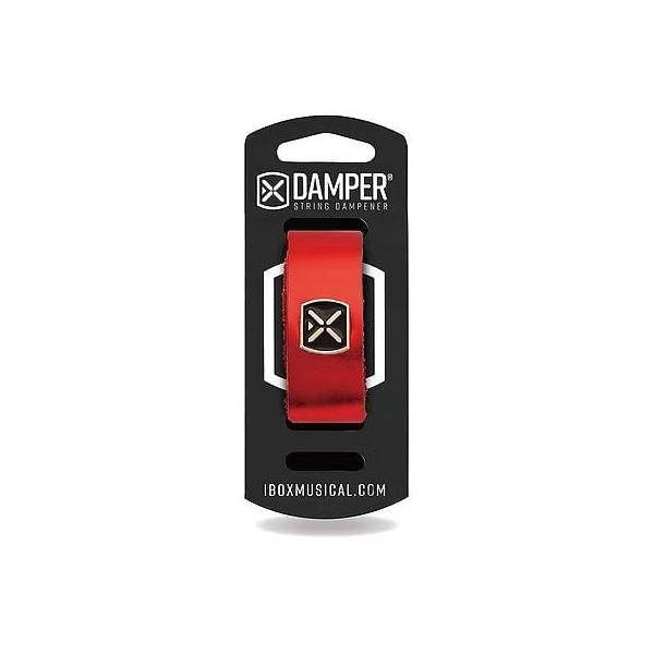 ライブ・パフォーマンスやスタジオ・レコーディングに最適な、プロ仕様の楽器用ストリング・ダンパー。カラー：METALLIC RED LEATHERサイズ：SM - スモール（6弦エレキギター、6弦アコースティックギター、4弦ベース、ウクレレ用）