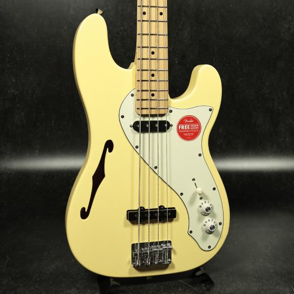 セミホロウ構造&amp;P/Jピックアップで多彩なベースサウンド!Paranormal Precision Bass Thinline SJは、Fender初期のベースデザインを再解釈し、セミホロウ構造を採用したレゾナンス豊かな楽器として仕...