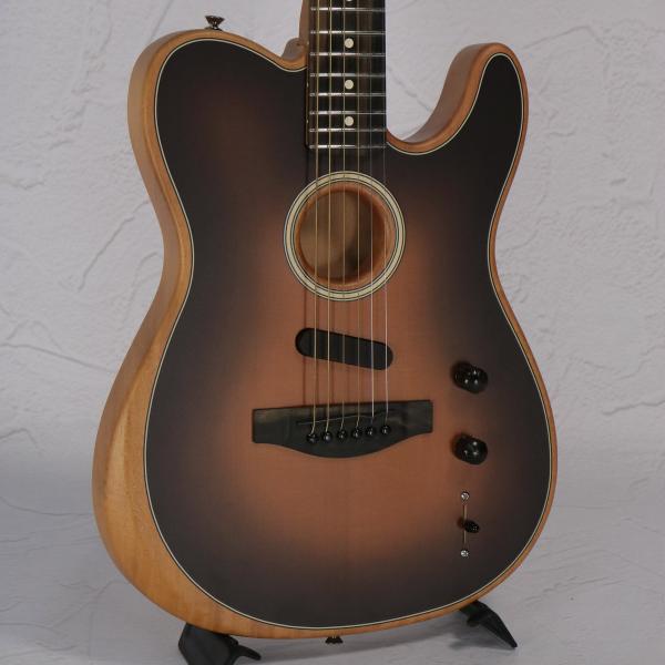 今までの常識を覆すハイブリッドギター!!「ACOUSTIC. ELECTRIC. そこにある、すべて。」という新しいコンセプトで開発された「AMERICAN ACOUSTASONIC TELECASTER」。70年以上の歴史の中でフェンダー...