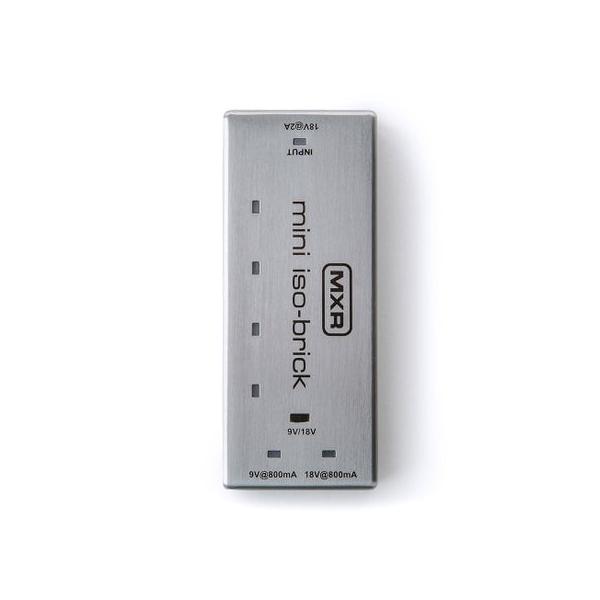 シンプルエフェクトボードに最適な5-OutタイプのパワーサプライMXR MINI ISO-BRICK POWER SUPPLYは、シンプルなエフェクトボードに最適な5アウトタイプのパワーサプライです。5系統の出力のうち1系統は9V/18Vの...
