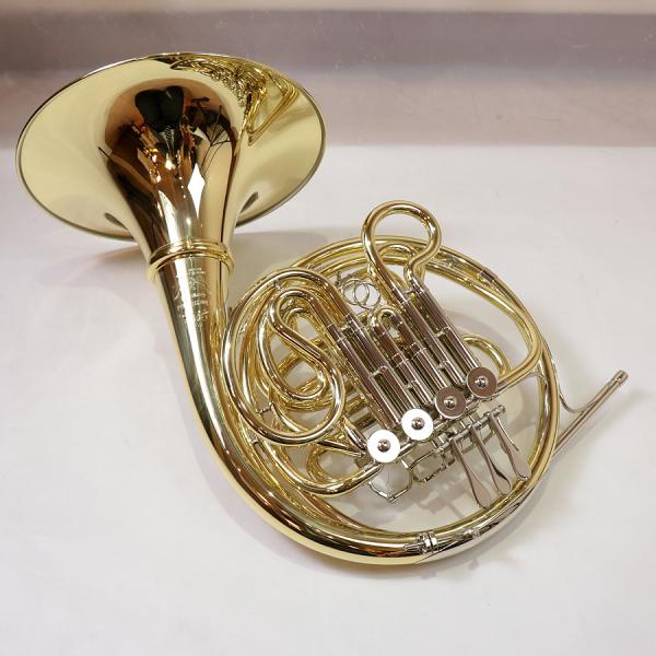 ■中古商品■機種：フレンチホルン■メーカー：ヴェンツェルマインル■モデル名：105CL■シリアル：#450067■コンディション：全体的に使用キズ、ベルフレアに曲がり修正・凹み修正跡。F管3番管に凹み修正、凹みが残ります。■商品ランク:B+...