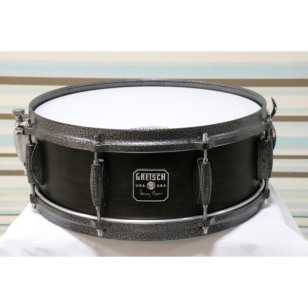 Harvey Masonのシグネチャースネアドラム■GB4157 Harvey Mason Broadkaster Signature ウッドスネアドラムグレッチの Broadkasterシリーズに属するスネアドラムです。メイプルらしい明る...