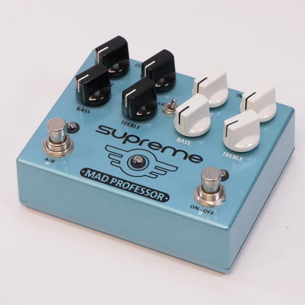2in1のブルースフィールサウンドMad ProfessorのSupremeが中古で入荷しました！新時代の世界的ブルースギタリスト、マット・スコフィールドとMad Professorのコラボで生み出されたオーバードライブペダルです。同社のR...