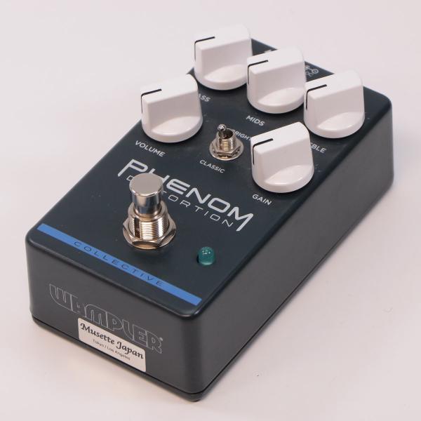 扱いやすいハイゲインディストーションペダル！！WAMPLER PEDALS Phenom Distortion は、モダンハイゲインを軸にしながらも扱いやすさを重視したディストーションで、タイトなローと抜けの良いミッドが特徴です。アンプライ...