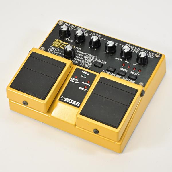 ボスの人気ドライブサウンドをこの1台に凝縮!!BOSS OD-20 Drive Zoneは、名機とされる数々のオーバードライブ/ディストーションの個性を一台に凝縮したモデリングペダルで、アナログの質感を重視したCOSM技術により、太さ・抜け...