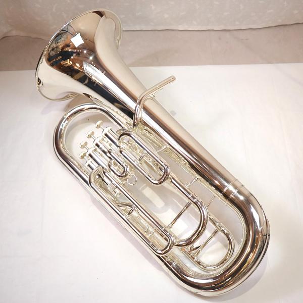 4ピストン■中古商品■機種:ユーフォニアム■メーカー:ヤマハ■モデル名:YEP-321S ■シリアル:448192■コンディション:全体的に使用キズが見られます。ベルフレアにややキズが目立ちます。第1抜差管、U字管に凹みが見られます。■商品...