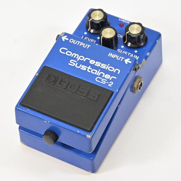 自然なコンプ感が特徴の1台!!BOSS CS-2 Compression Sustainerは、ギターサウンドの粒立ちを整えながら、自然で粘りのあるサステインを生み出す名機コンプレッサーです。演奏ニュアンスを損なわずに音量バランスを安定させ...