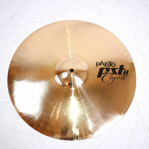 カホン演奏の可能性を広げる■Paiste PST8 16 Cajon Crashカホン演奏と合わせて使用するために設計されたクラッシュシンバル。非常に軽量かつ薄いボディで、手で叩いてクラッシュ音を出すことに特化したシンバルです。※スティック...