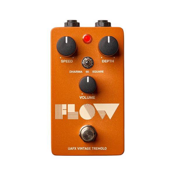 UAのフラッグシップ・モデルAstra Modulation Machineから生まれたFlow Vintage Tremoloは、オールドスクールからモダンまで、チューブ駆動によるトレモロ・エフェクトの3つの味わいを、洗練されたコンパクト...