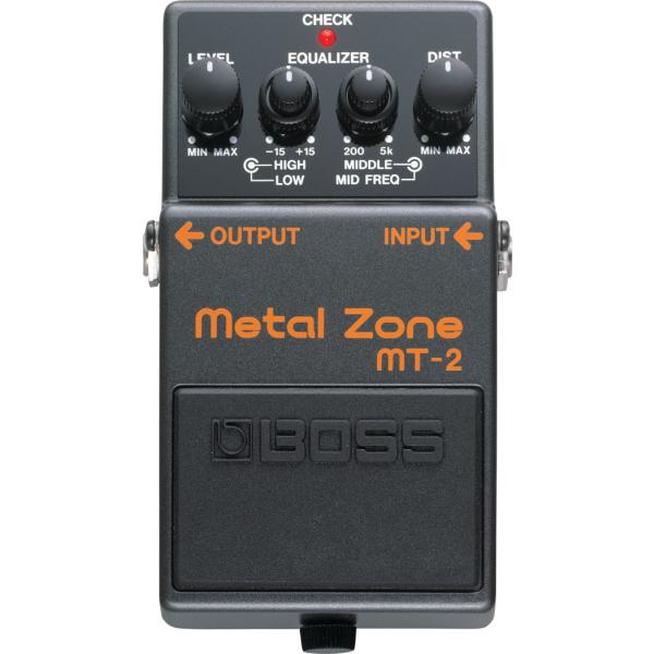 BOSSの数多い歪みエフェクターラインナップの中でも最強の歪みを誇るロングセラーモデルです。2段階にゲインをアップさせるデュアル・ゲイン回路を搭載。とにかく重厚でパワフルでハイゲイン！大型アンプのフルアップに負けない迫力の中低域と超ロング・...