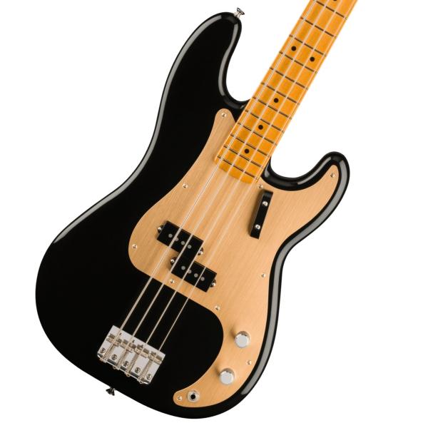 Vintera II 50s Precision Bassは、アルダーボディにメイプルネックを採用し、パンチと透明感に溢れたクラシックなフェンダートーンを実現します。50年代の”C”シェイプネックは手に馴染むグリップ感が心地良く、7.25イ...