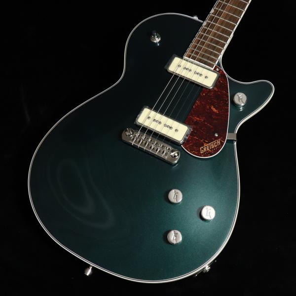GretschエレクトロマチックNEWモデル！Electromatic Jetは、無駄を一切排除した、完璧でピュア、そしてパワフルなGretschギターです。大胆でダイナミック、そして明瞭なグレッチ本来のサウンド、洗練されたスタイリング、そ...